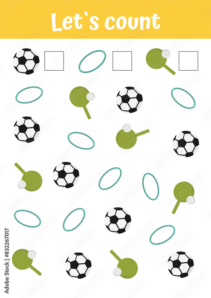 Math worksheet. I spy. Mathematic activities for schooling, early ...