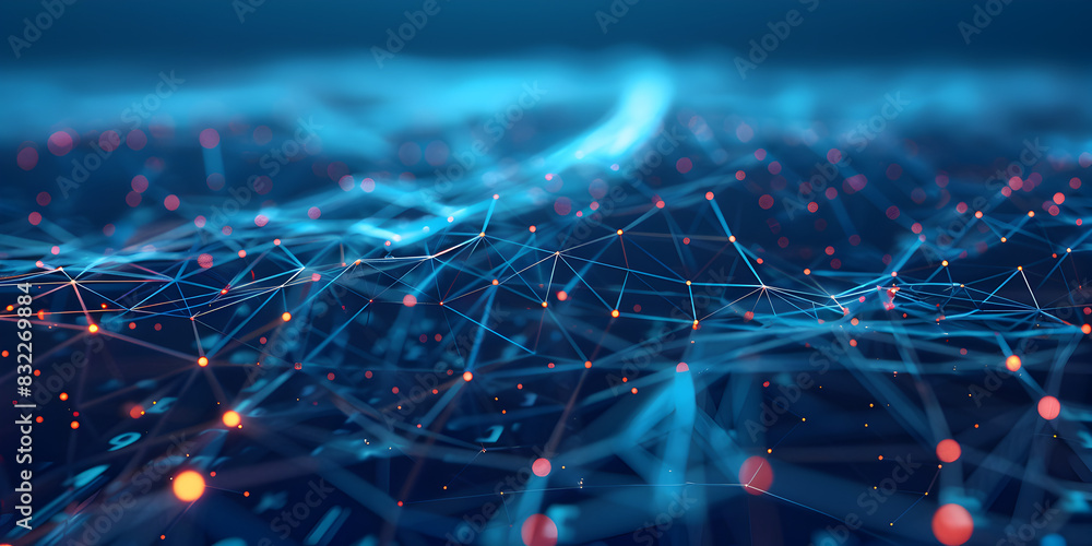 Gradient Lines and Aesthetic Elegance Dynamic Light Wave, Futuristic ...