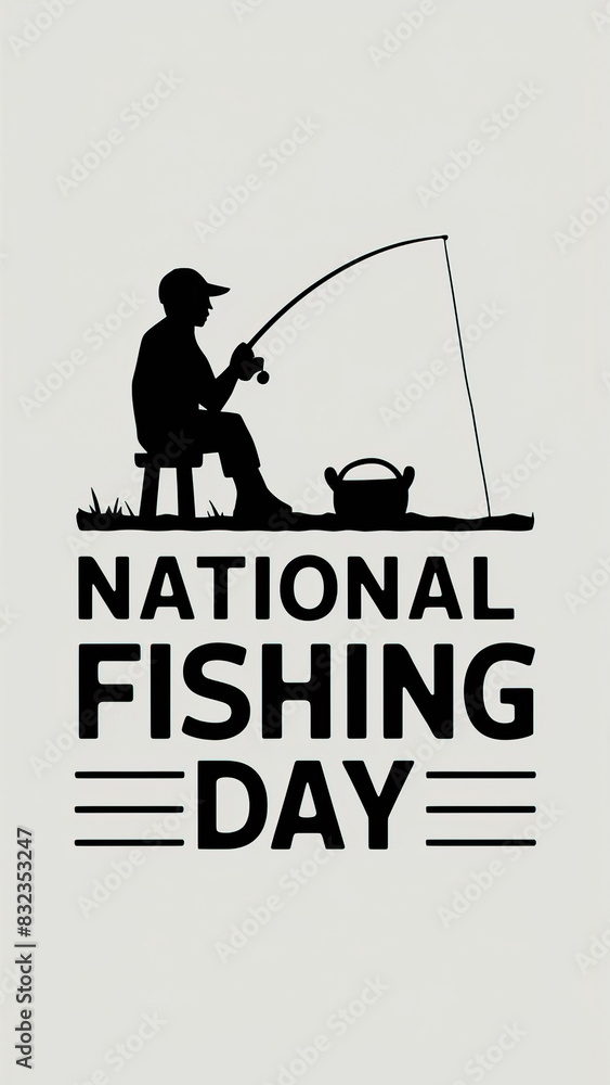 Fishing Day, National Go Fishing Day, National Go Fishing Day poster ...