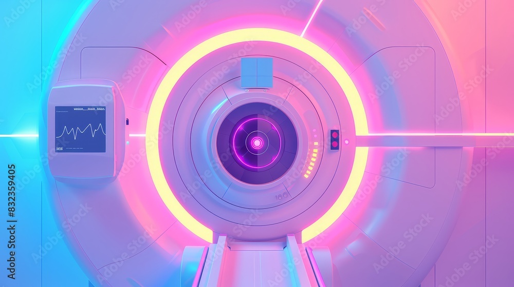 Top view flat design of a symbol of hope in the cancer journey ...