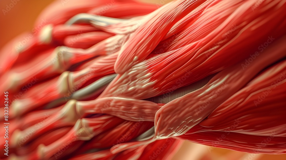 Anatomy of Movement: A Close-up Look into Muscle Fibers and Connective ...