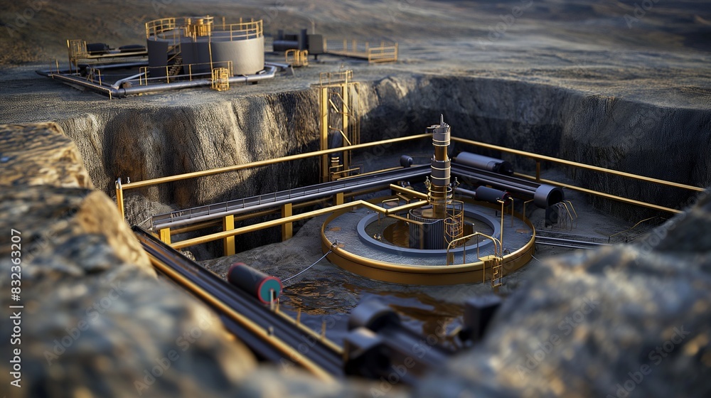 An engineering concept for an advanced geothermal energy extraction ...