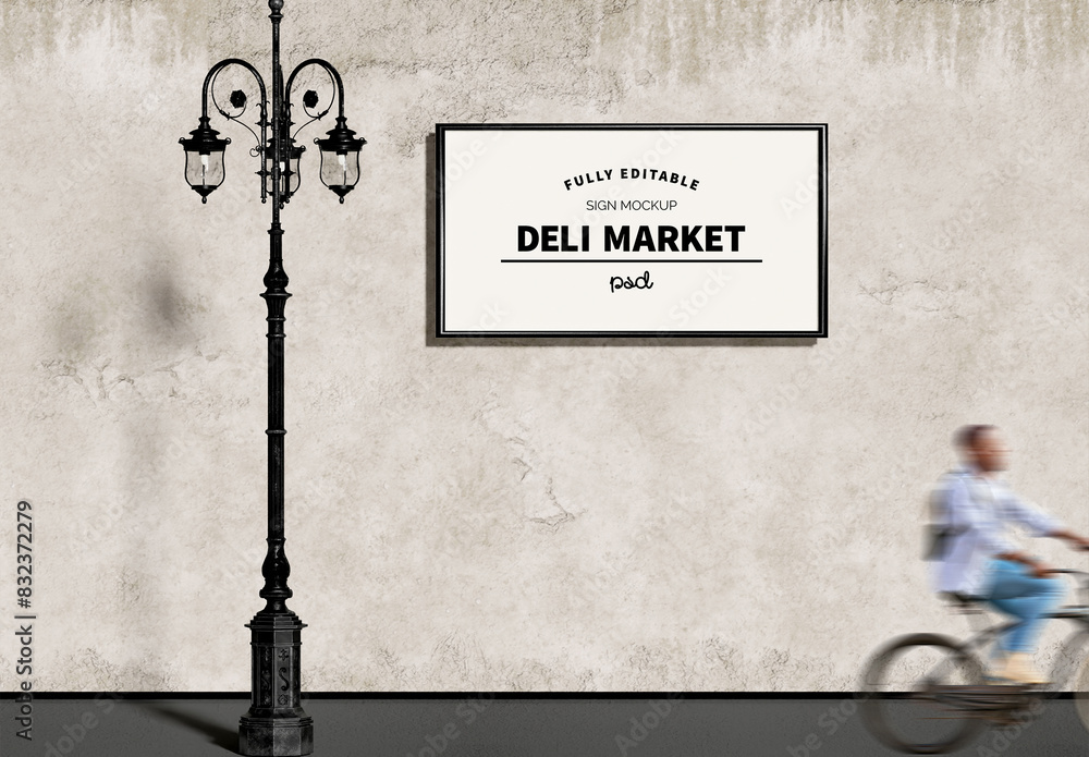 Street Poster Mockup Stock Template | Adobe Stock