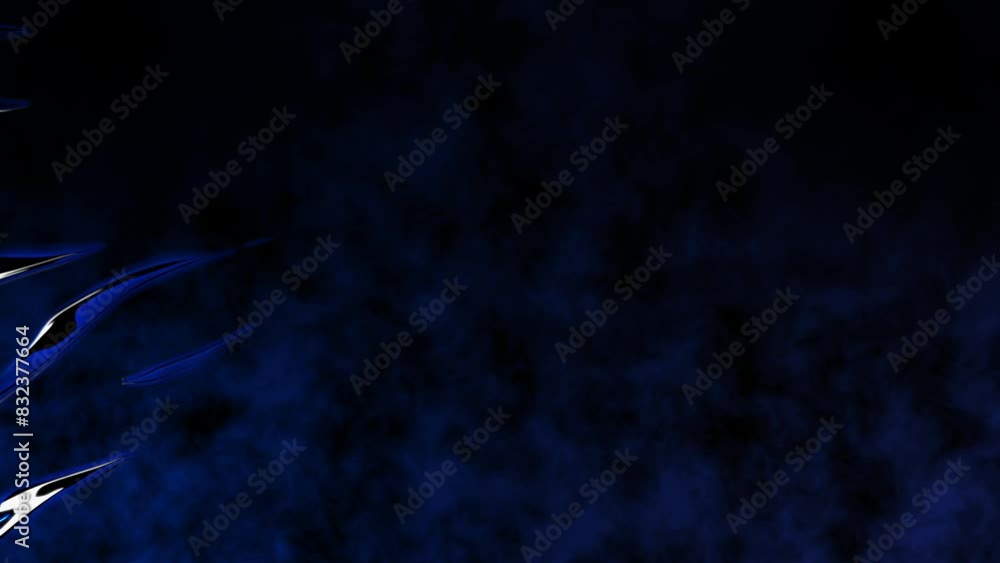 Blue Neon Night Animated Liquid Transition Animation Stripes Texture ...