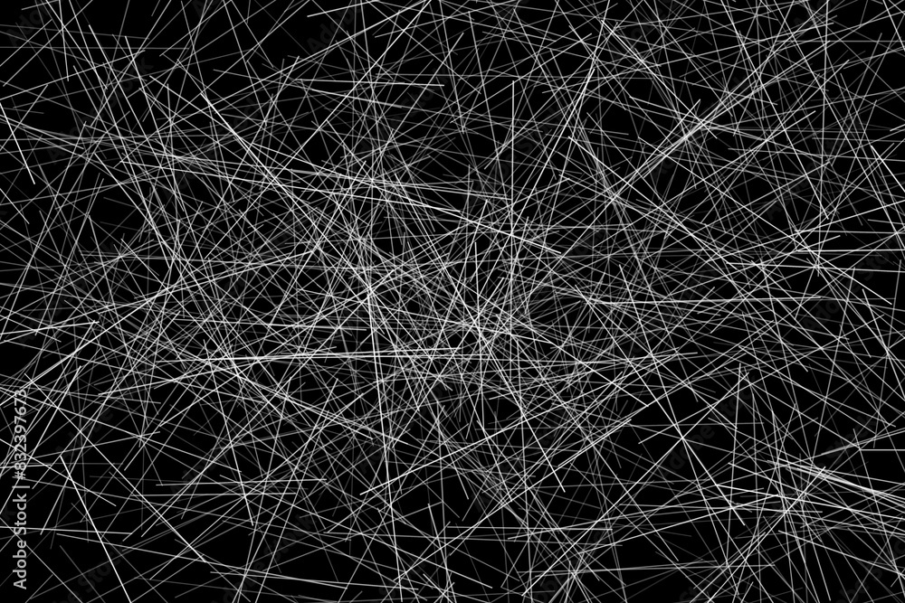 Chaos. Graphic illustration of scattered lines. Use as design element ...