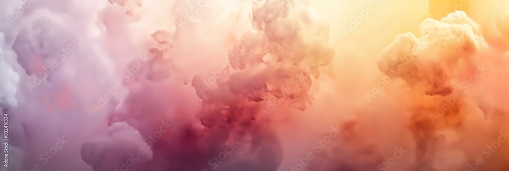 Soft pastel cloud background with a warm and cool color palette. Ideal ...