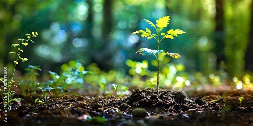 Honoring a loved one's memory with a family tree planting in a peaceful ...