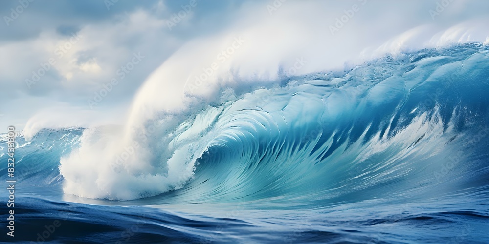 Ilustrace „Personified ocean waves symbolize mental states for mental ...