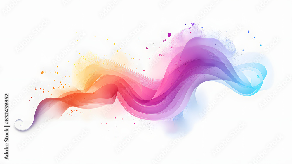 Colorful gradient element transparent png isolated on white background ...