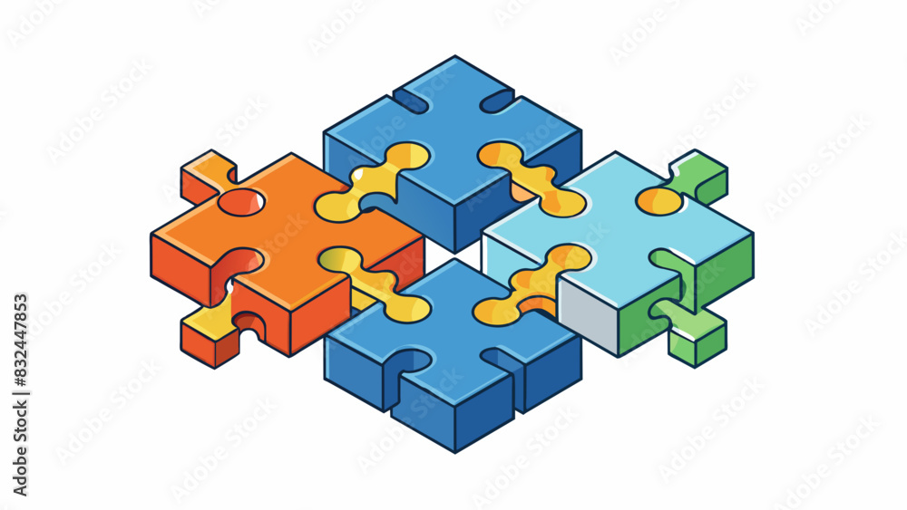 Imagine a puzzle with multiple pieces that can only fit together in a ...