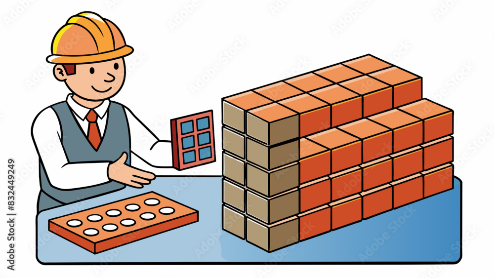 The architect reckoned the number of bricks needed for the building by ...