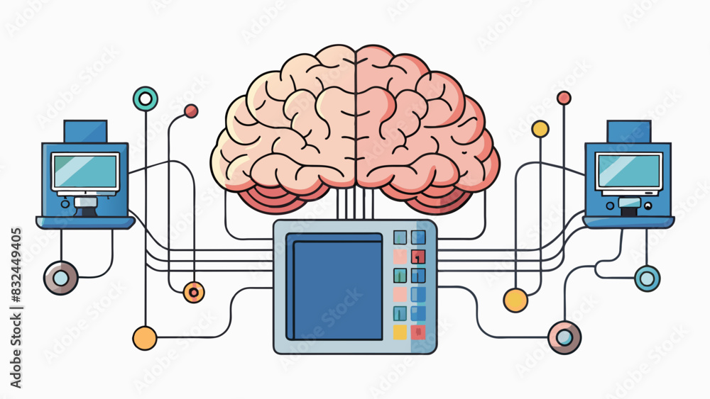 The brain is like a large computer with various wires and circuits ...