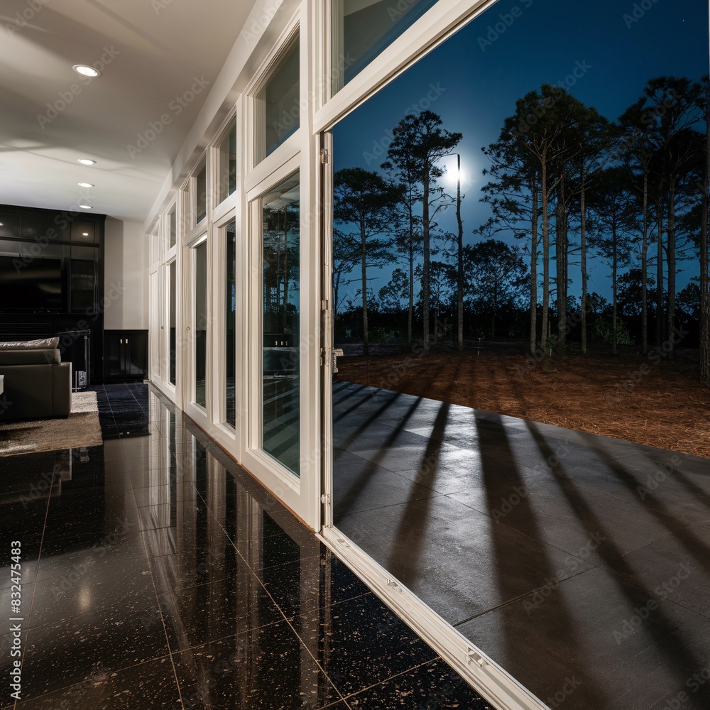 Large glass windows: Install large glass windows to maximize natural ...