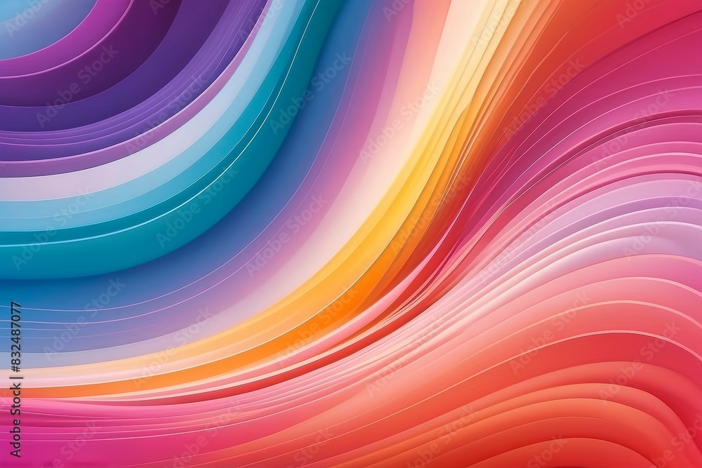 Abstract colorful background. Featuring smooth transitions of gradients ...