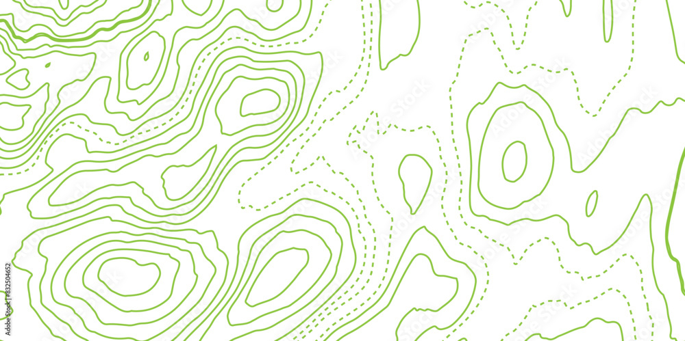 The stylized height of the topographic contour in lines and contours ...