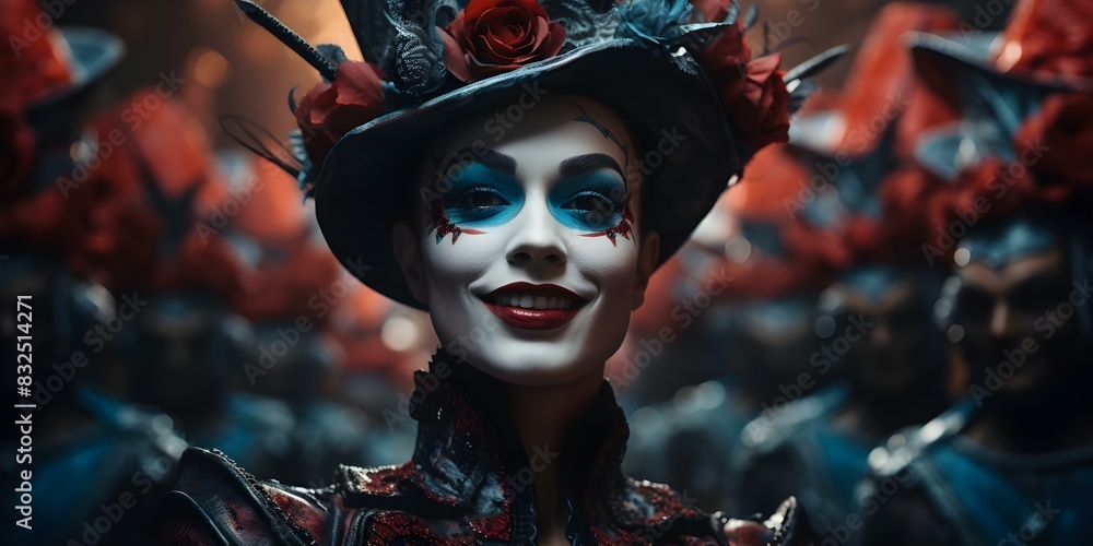 Step right up to the thrilling dark carnival showcasing amazing human ...