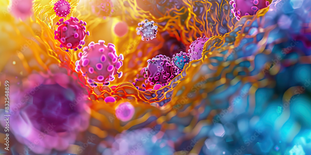Neurodegenerative Disease Pathology: Close-up microscopy of animal ...