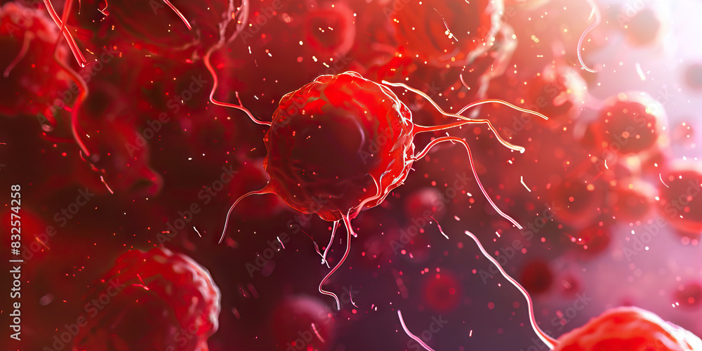 The Vibrant Cycle of Bacterial Growth: A magnified view of bacteria ...