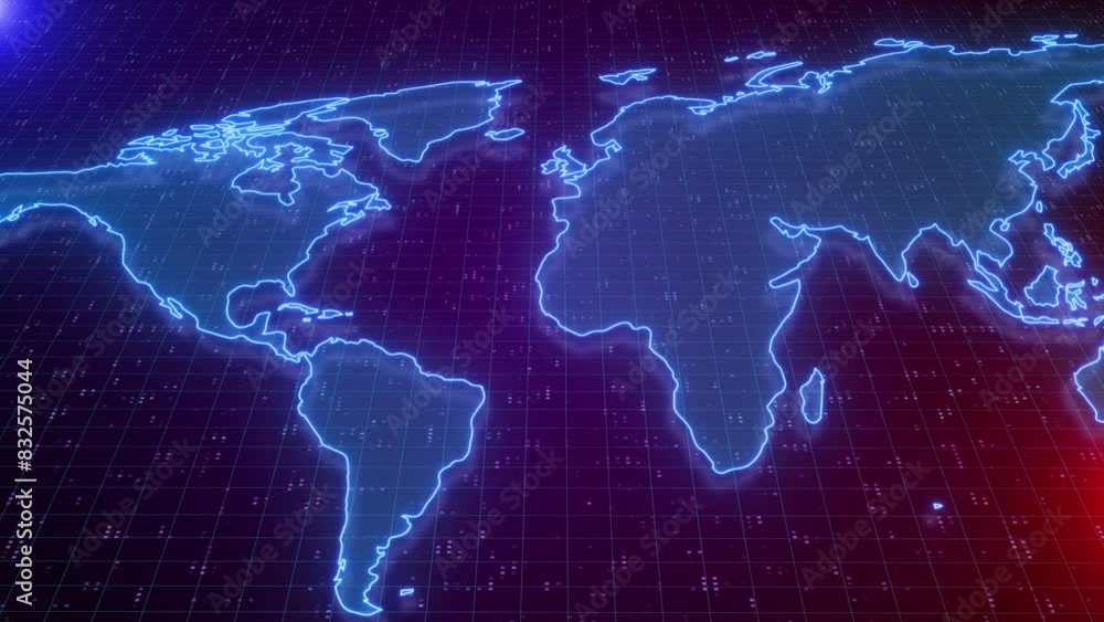 Holographic Earth And Optical Light Effect And Data Transfer Tech ...