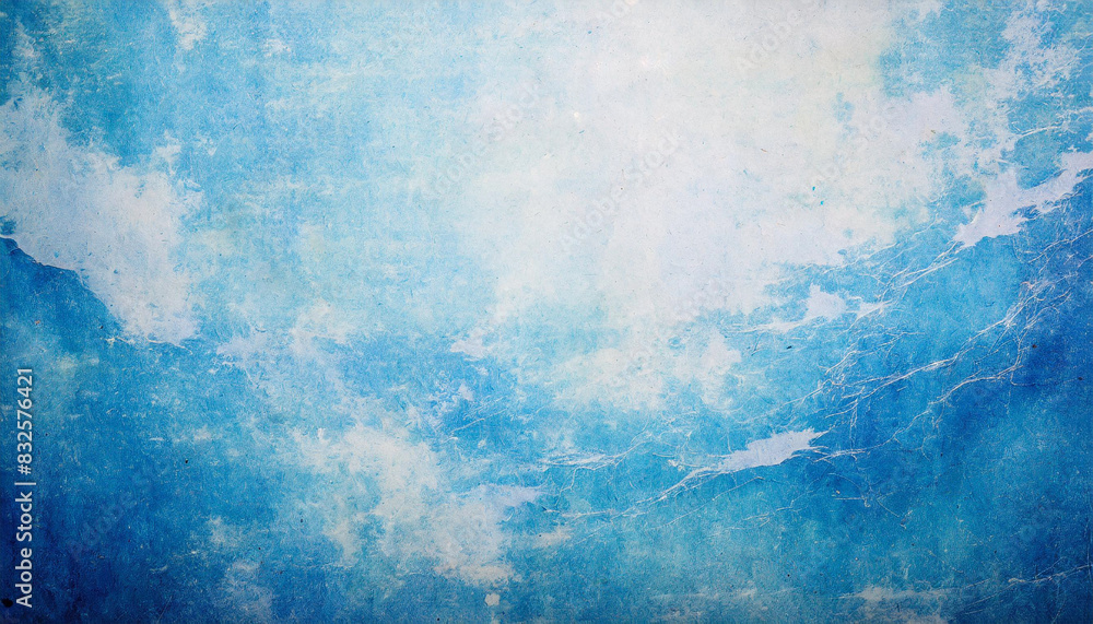 Old paper blue background with a light, grunge texture. The worn ...
