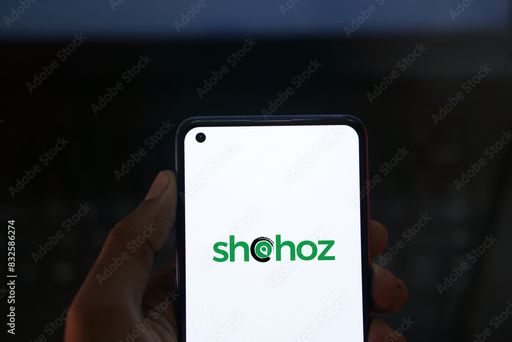 Dhaka, Bangladesh- 30 May 2024: Shohoz logo is displayed on smartphone. Stock Photo | Adobe Stock