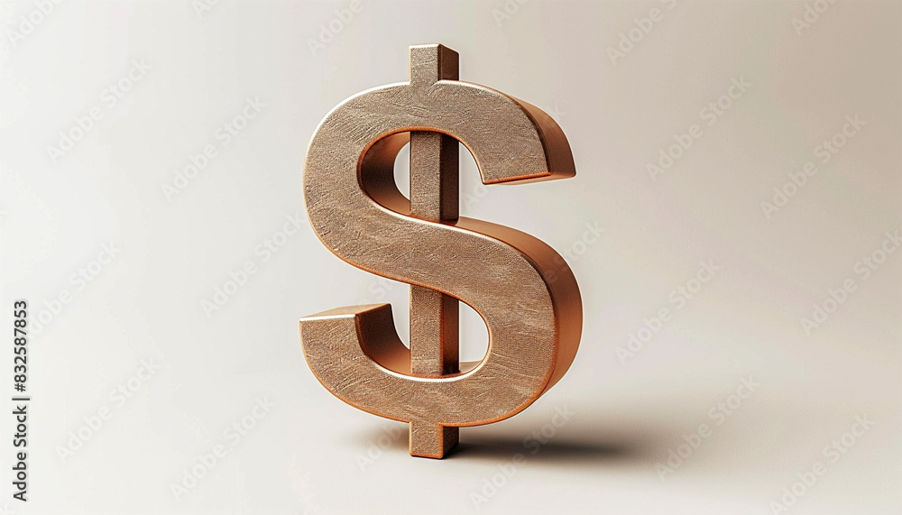 USD golden dollar sign. Gold coin in 3D animation with a rotating ...