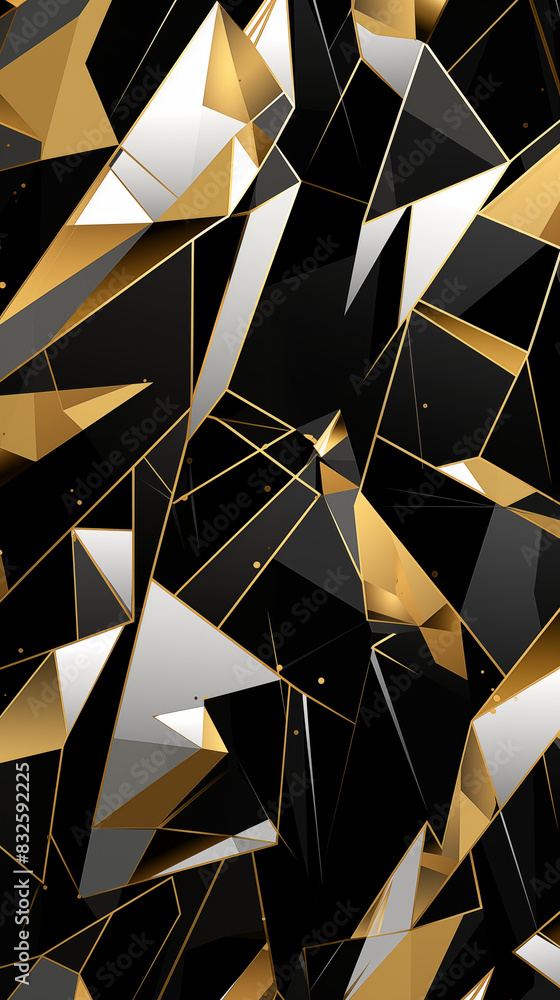 Abstract Image Pattern Background, Jagged, Angular Shapes and a Color ...