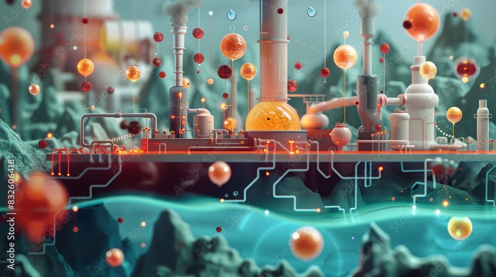 An educational infographic about electrolysis, featuring animations of ...