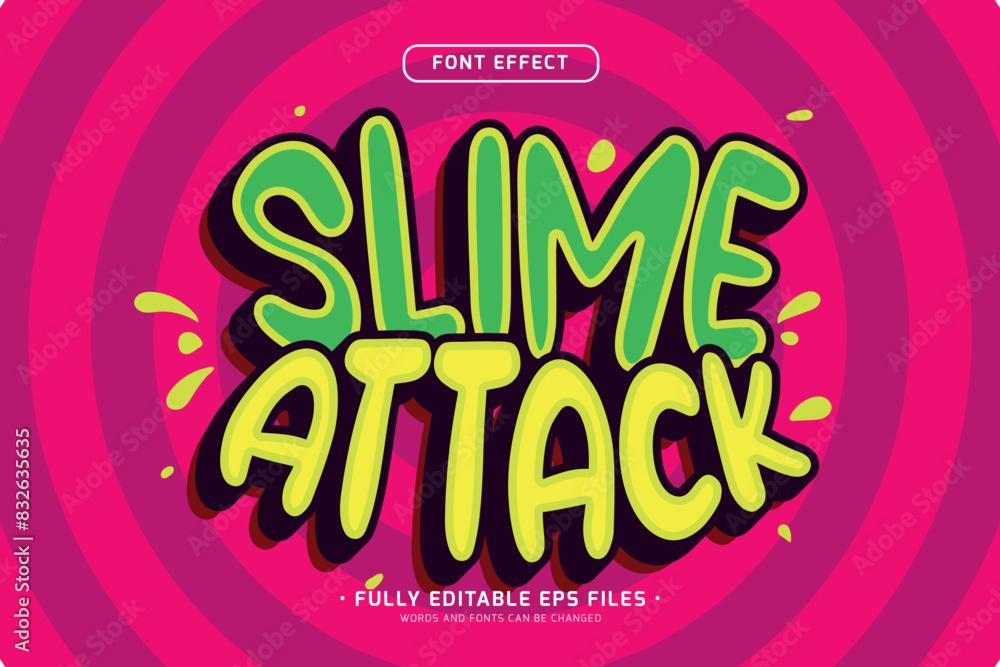 fun and vibrant color text effect inspired by novelty toys logo design ...