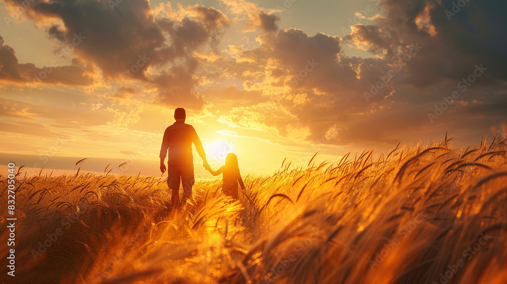 Father's day. Dad with child, Happy time with family, Celebrate a ...