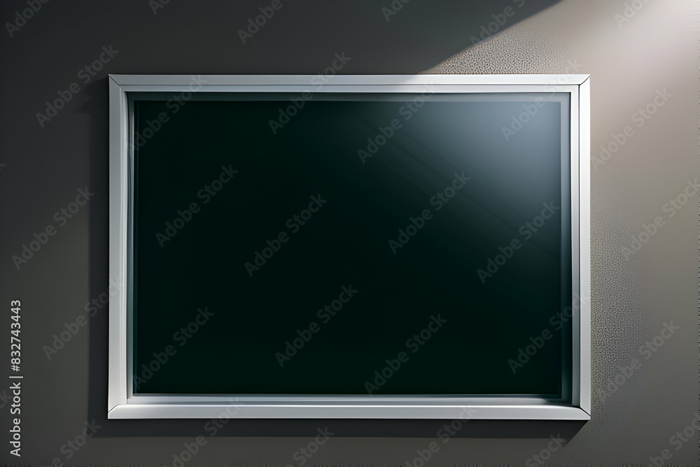 Glass plate on transparent background, clear glass showcase, realistic ...