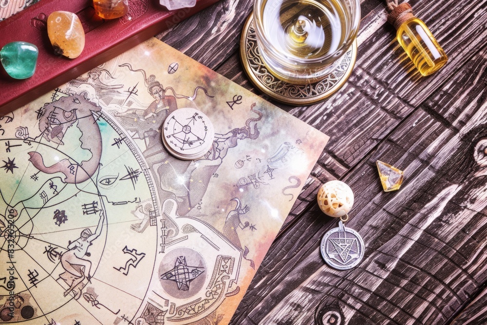 Comprehensive beginner’s astrology toolkit, complete with colorful ...