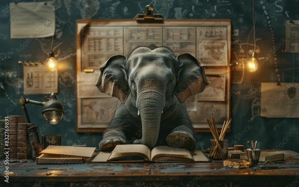 An elephant-headed planner remembers past lessons to create solid ...
