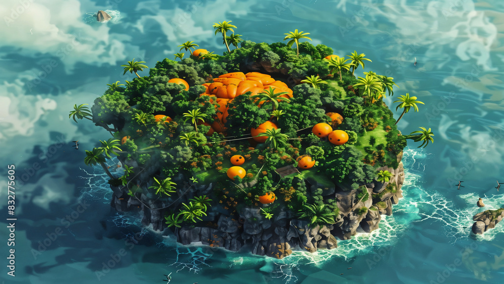 island Battlemap DnD,RPG Map for Dungeons and Dragons, Sea,game ...