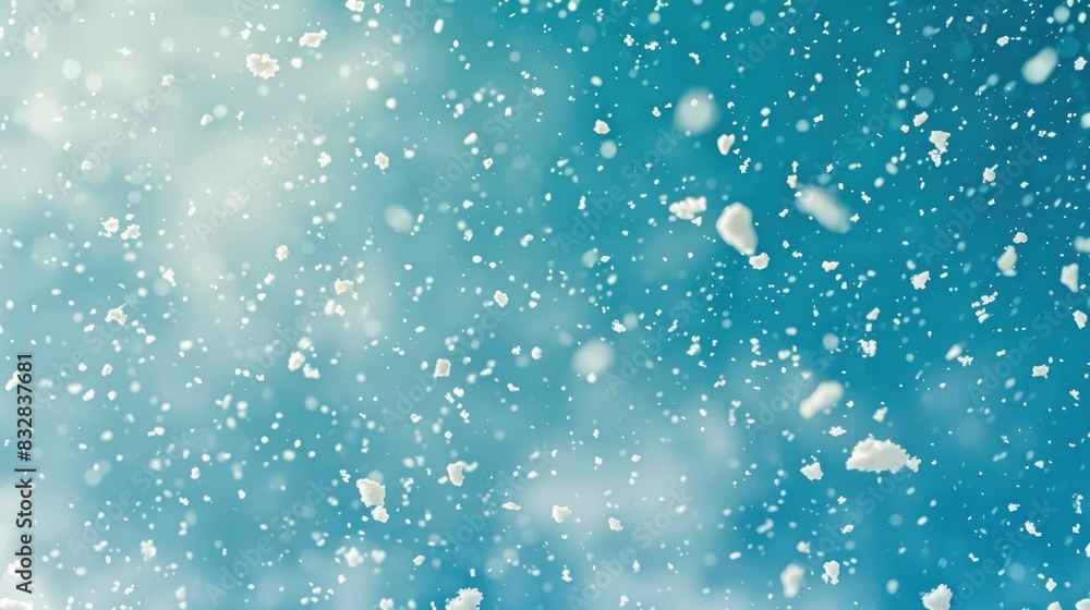 Random falling snow flakes wallpaper. Snowfall dust freeze granules ...