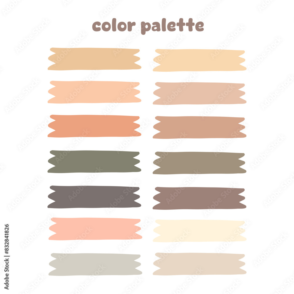 Vecteur Stock Fashion color trend and a set of colors combined. Color ...