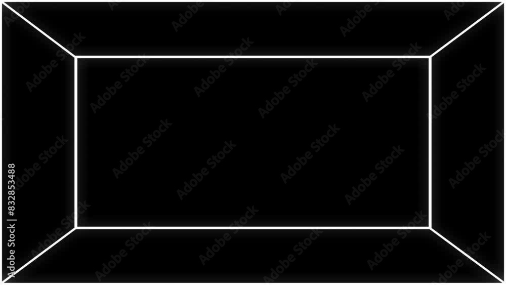 Cube Border - mp4 - Dynamic Visual Elements Loop Video Overlay for ...
