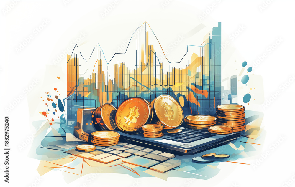 Set for various infographic design elements with bars or circles, areas ...