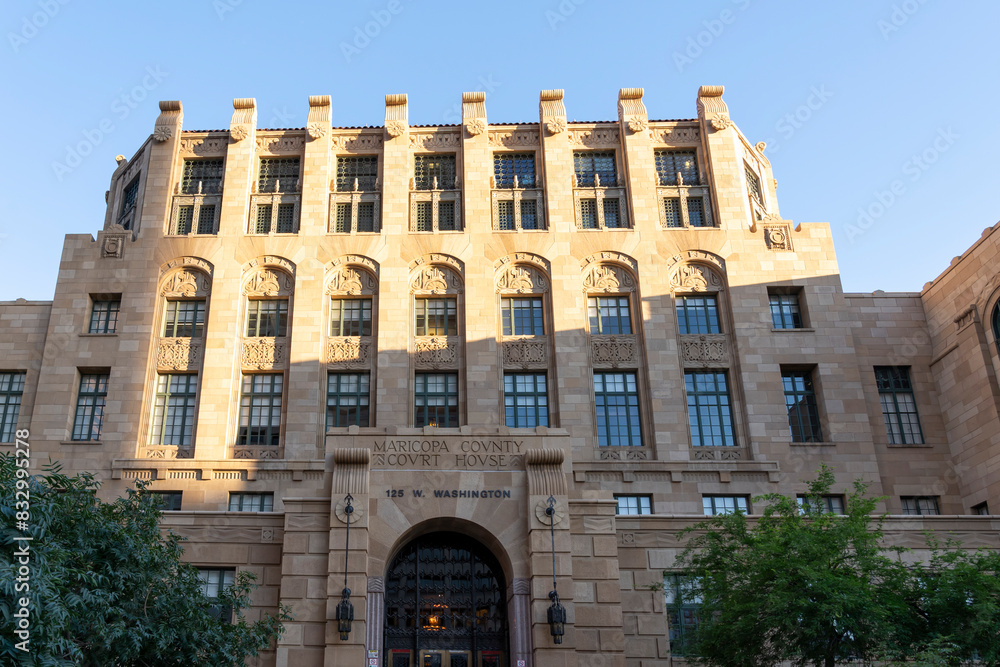 Phoenix, Arizona, USA - May 25, 2023: The Maricopa County Courthouse ...