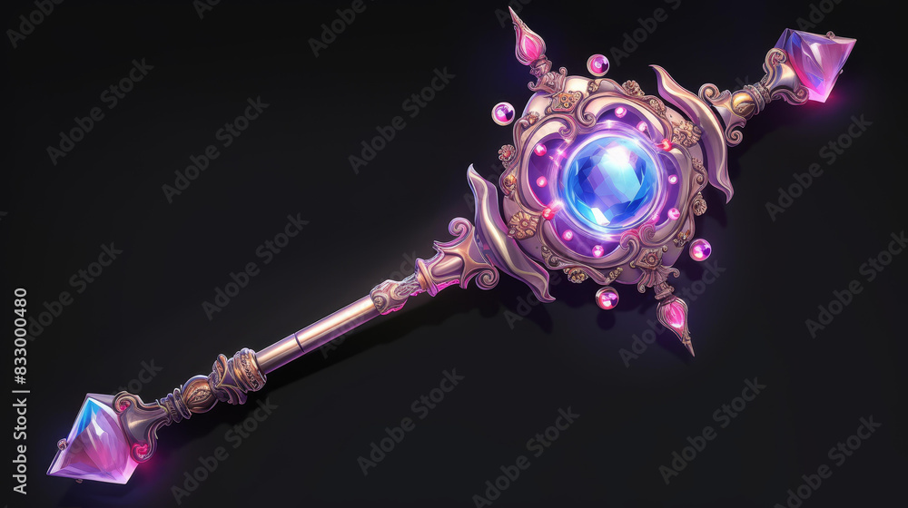 High resolution magic wand illustration, perfect for fairy tales and ...