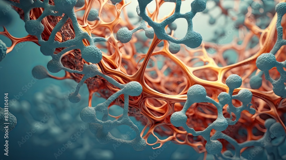 Exploring the Detailed Structure of Alveoli in 3D Render Stock ...