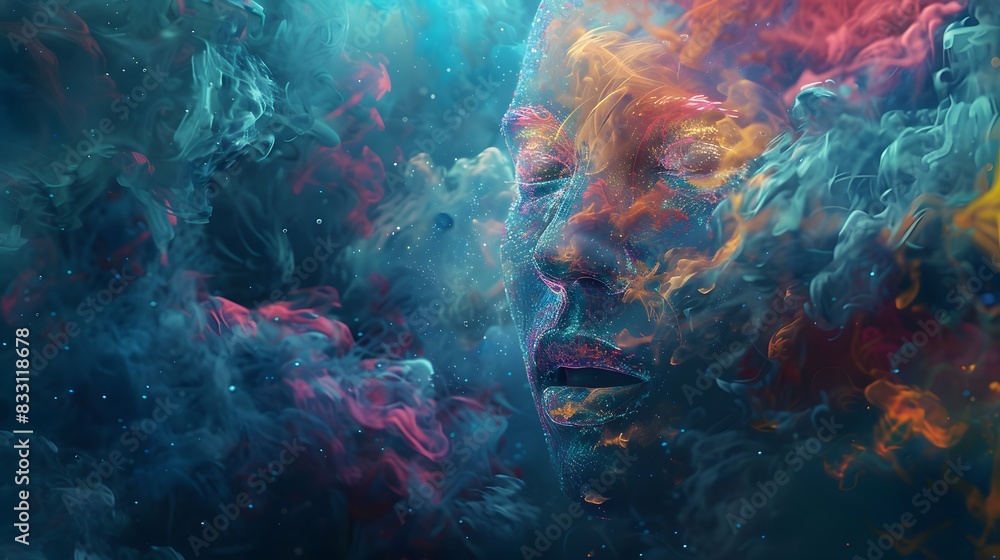 Craft a series of evocative images that delve into the depths of ...