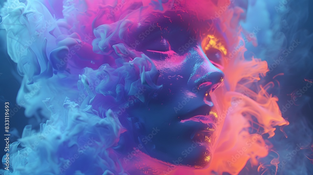 Craft a series of evocative images that delve into the depths of ...