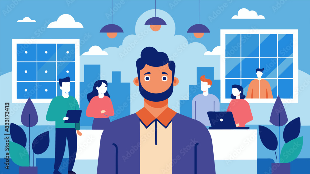 As they are given a tour of the office the new hire cant help but feel ...