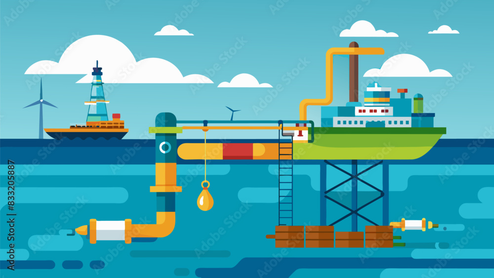 The subsea oil pipeline a modern marvel of technology brings valuable ... The subsea oil pipeline a modern marvel of technology brings valuable ...