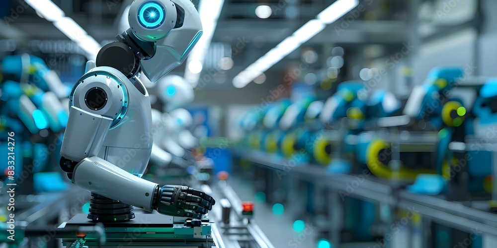 Exploring the Intricacies of a Robotic Assembly Line: A Detailed Image ... Exploring the Intricacies of a Robotic Assembly Line: A Detailed Image ...