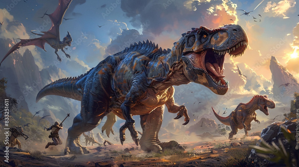 Jurassic Conquest**: Lead a team of prehistoric warriors and their ...