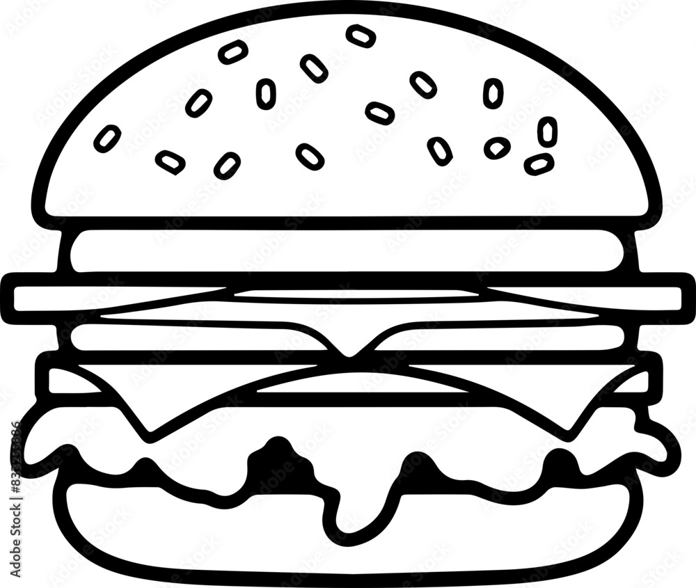 Hamburger fast food vector transparent background PNG clipart Stock ...