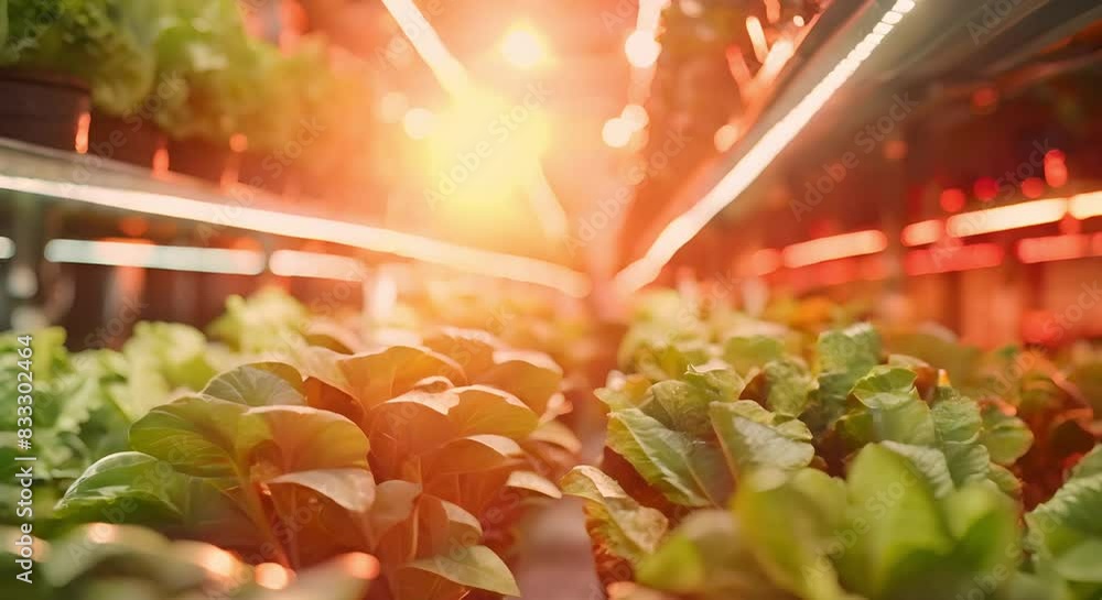 Vertical Farming: Cultivating Layers of Green Crops Indoors with LED ...
