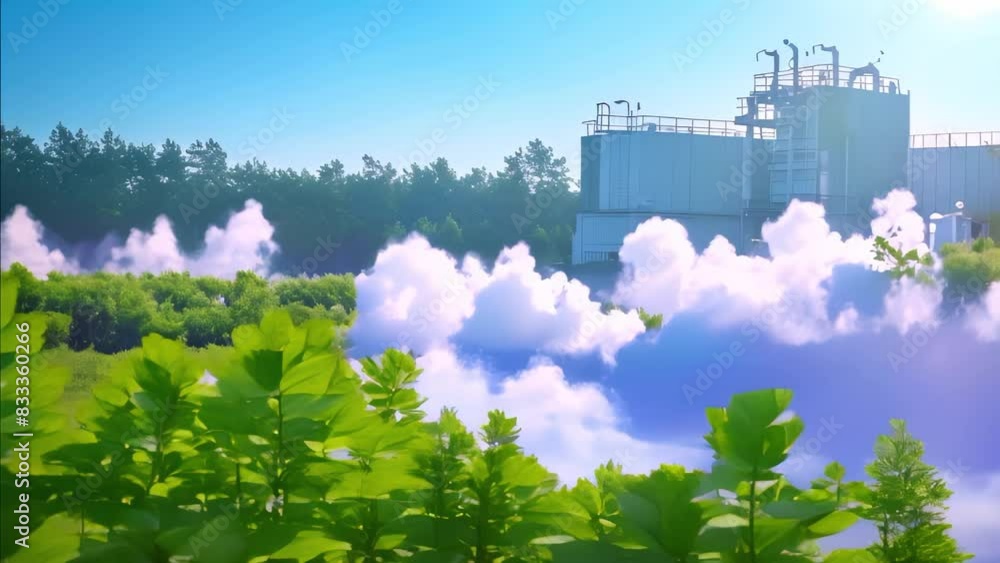 Bioenergy plant converts organic waste to biogas for heatingelectricity ...